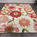 Red Barrel Studio® Leroi Floral Handmade Tufted Red/Pink Area Rug ...