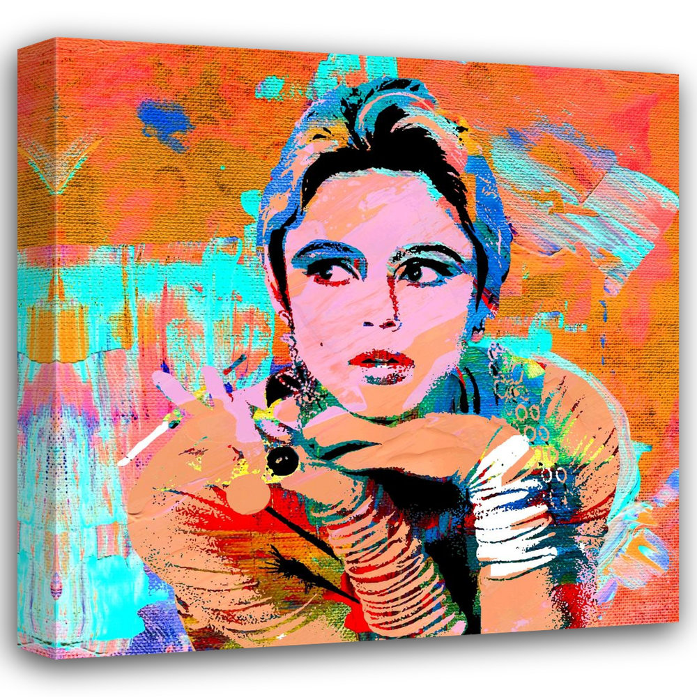 Red Barrel Studio® Edie Sedgwick 2 by Stephen Chambers - Wrapped Canvas ...