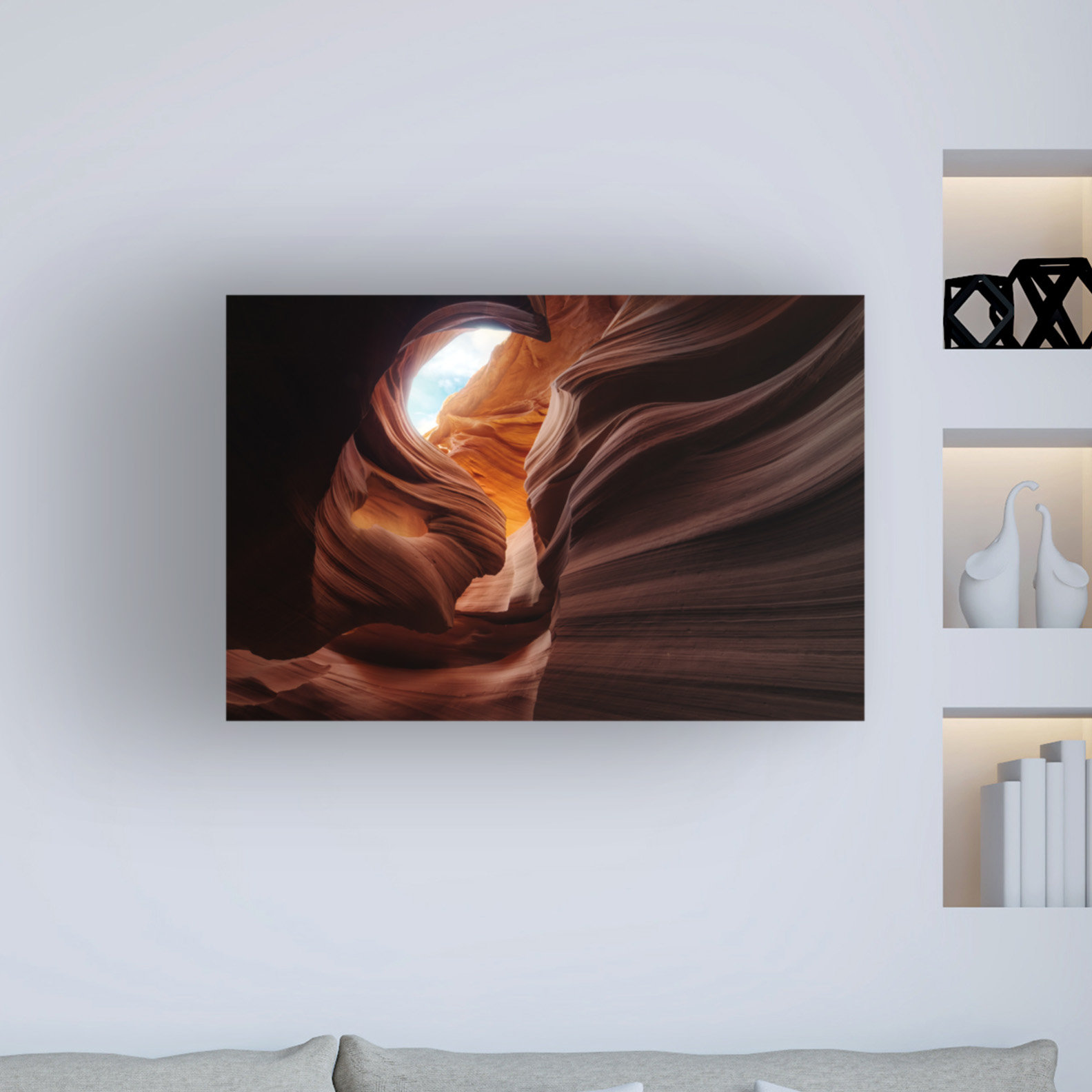 Ebern Designs Stone Girl by Juan Pablo De - Wrapped Canvas Photograph ...