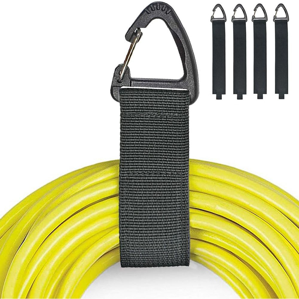 NEON Hose Organizer Straps - Suspension Type Garden Hose Holder Straps ...