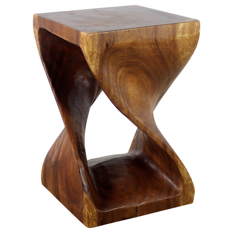 Wade Logan® Channen Solid Wood Abstract End Table & Reviews | Wayfair