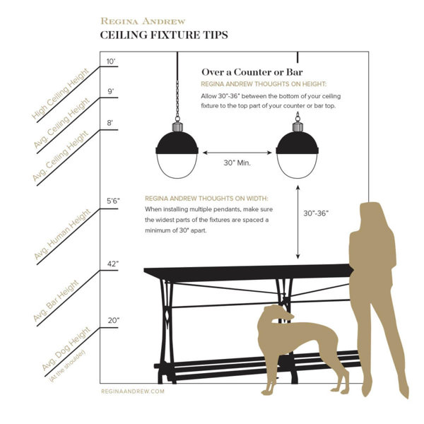 Regina Andrew Bianca Ceramic Pendant & Reviews | Wayfair