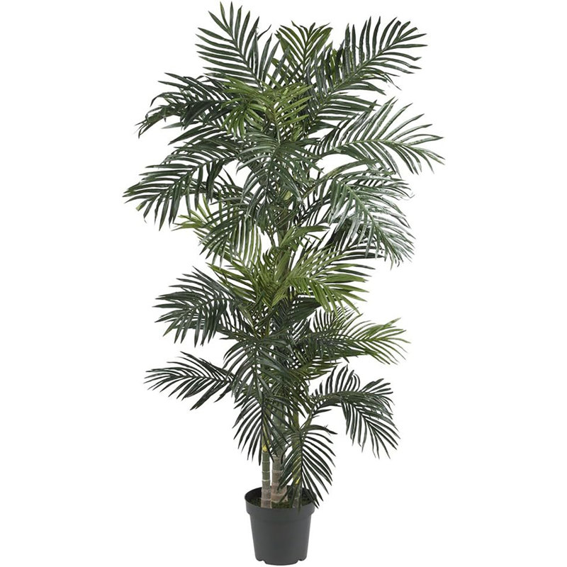 AMIBZ Fake Palm Tree With Three Realistic Trunks And 333 Lifelike Palm ...