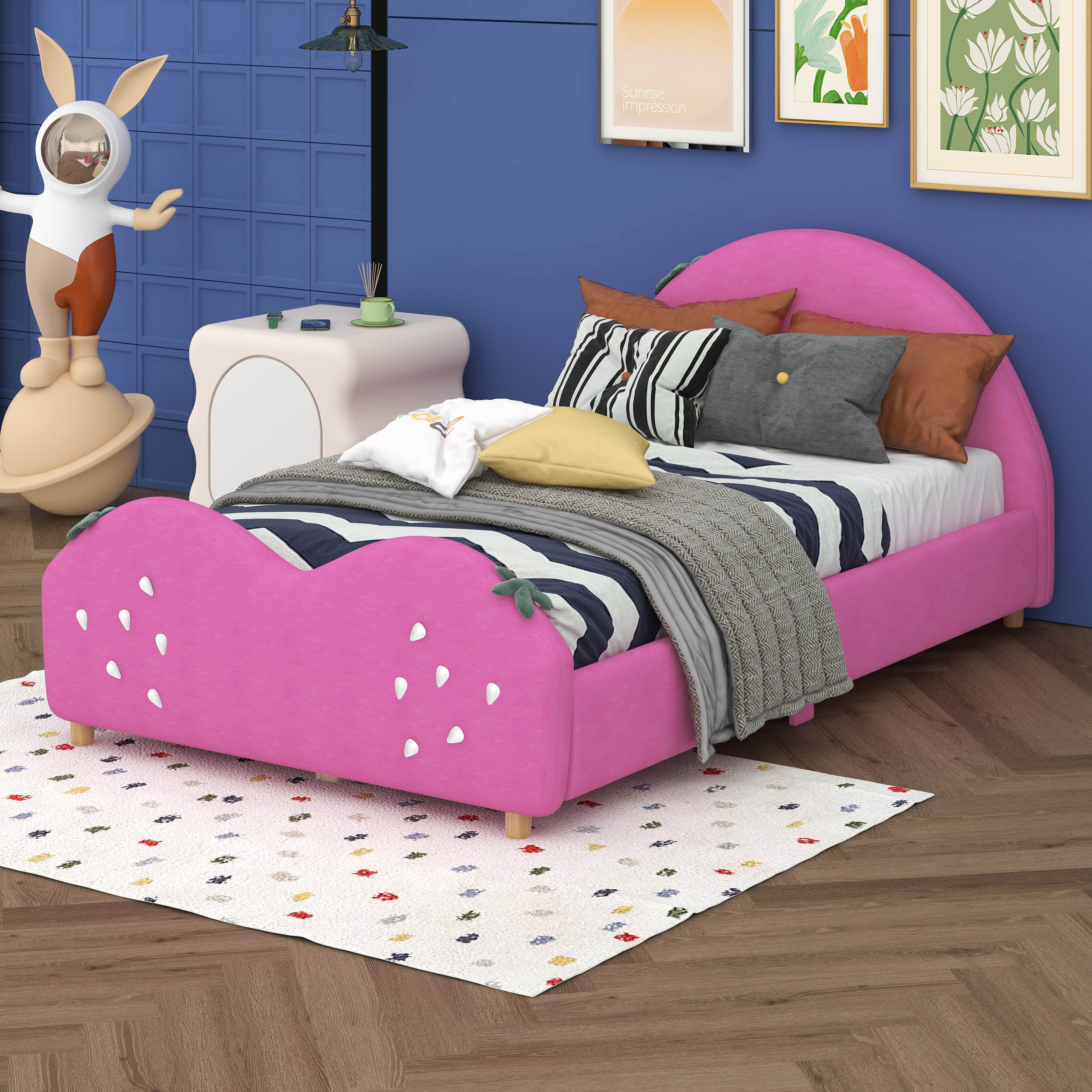 Winston Porter Rielyn Upholstered Panel Bed | Wayfair