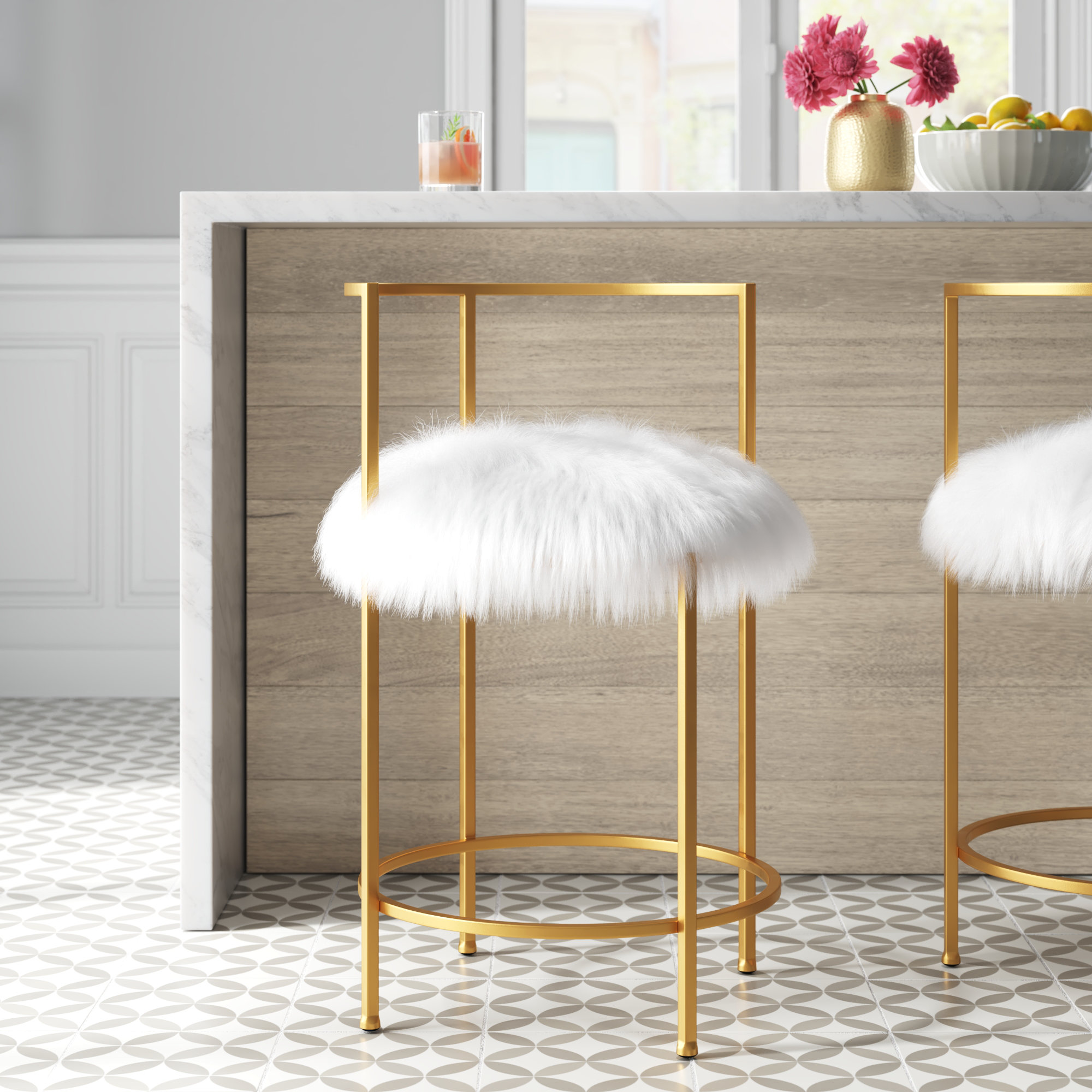 Mercer41 Londell 24.25" Counter Bar Stool & Reviews - Wayfair Canada