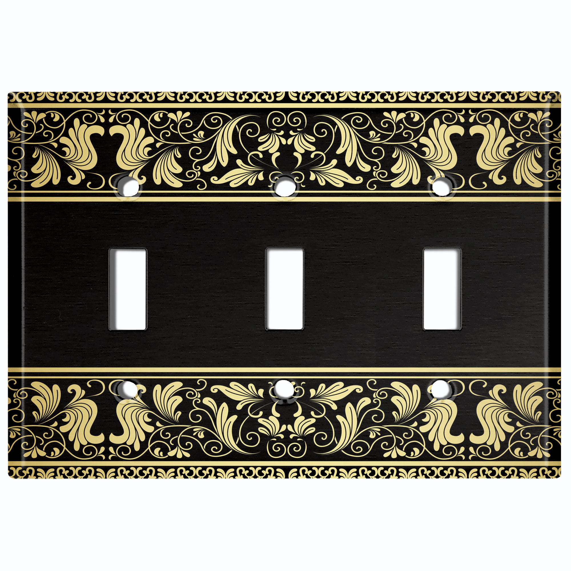 WorldAcc 3-Gang Toggle Light Switch Wall Plate - Wayfair Canada