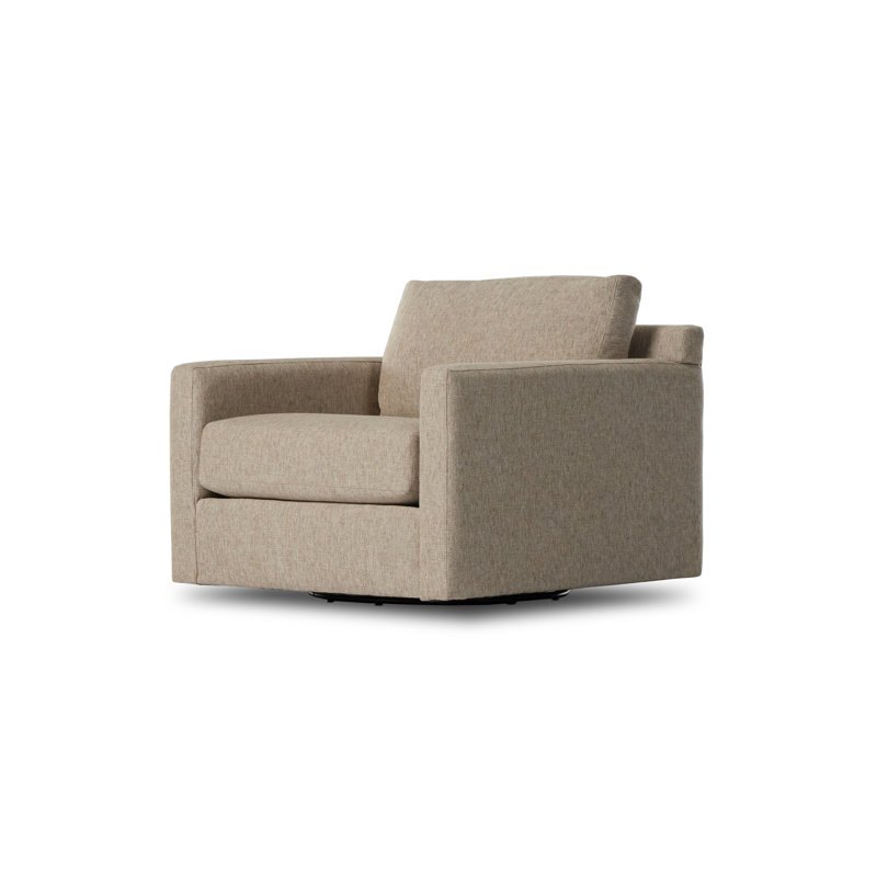 Four Hands Hampton Upholstered Swivel Armchair | Perigold