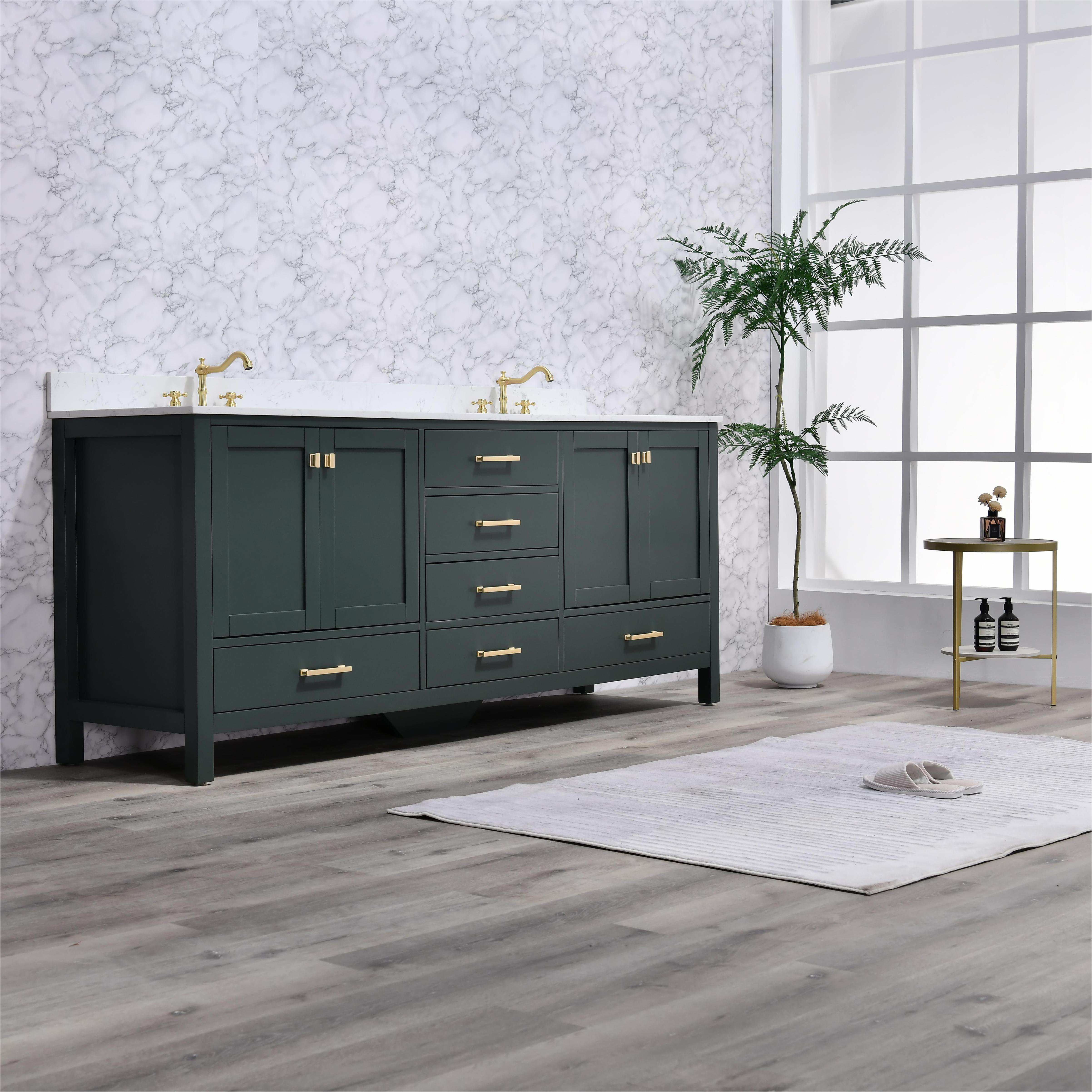 Lark Manor™ Cholena 84 Inch Bathroom Vanity With Double Sinks | Wayfair