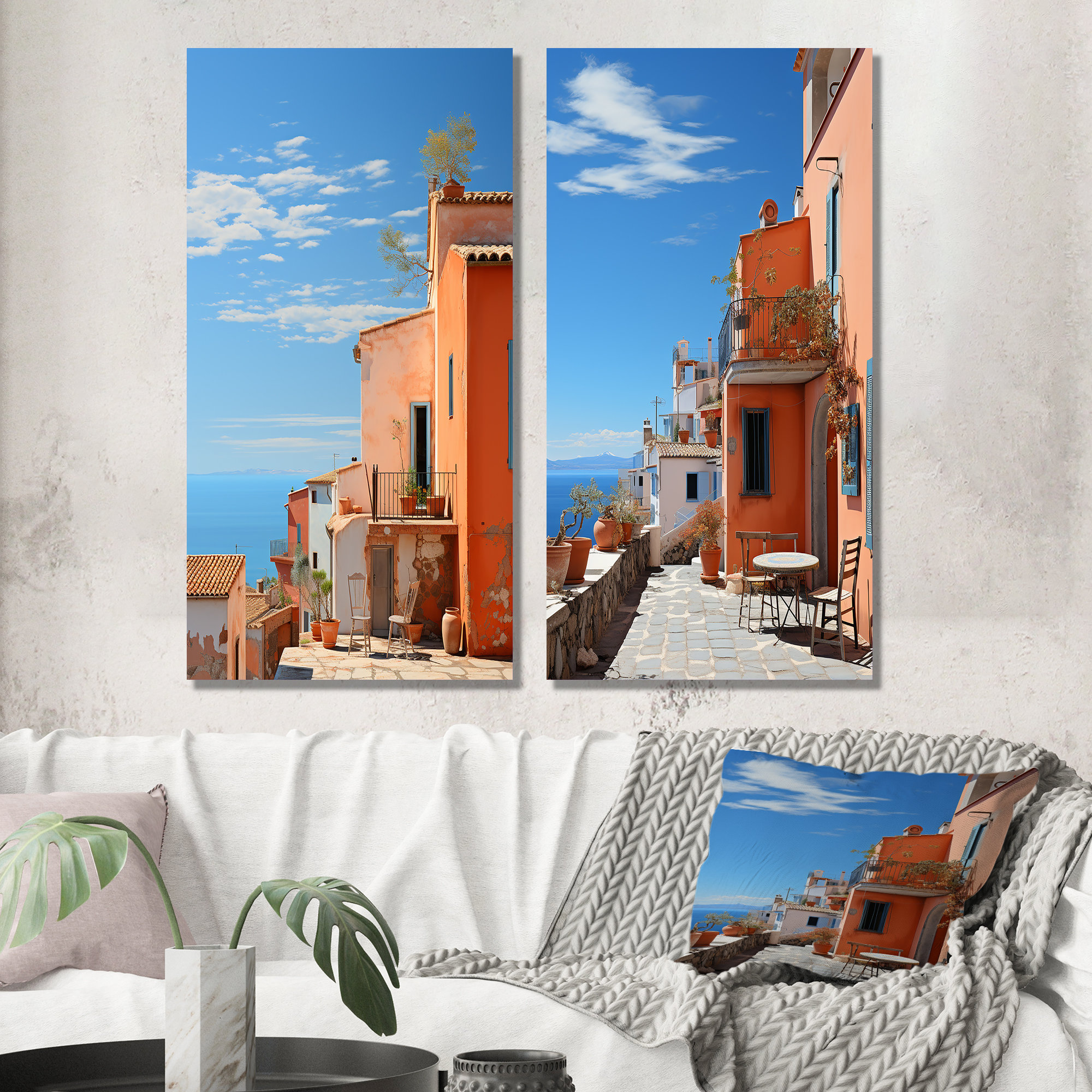 Latitude Run® Italy Terracotta Tones Fontanas II " Italy Terracotta ...