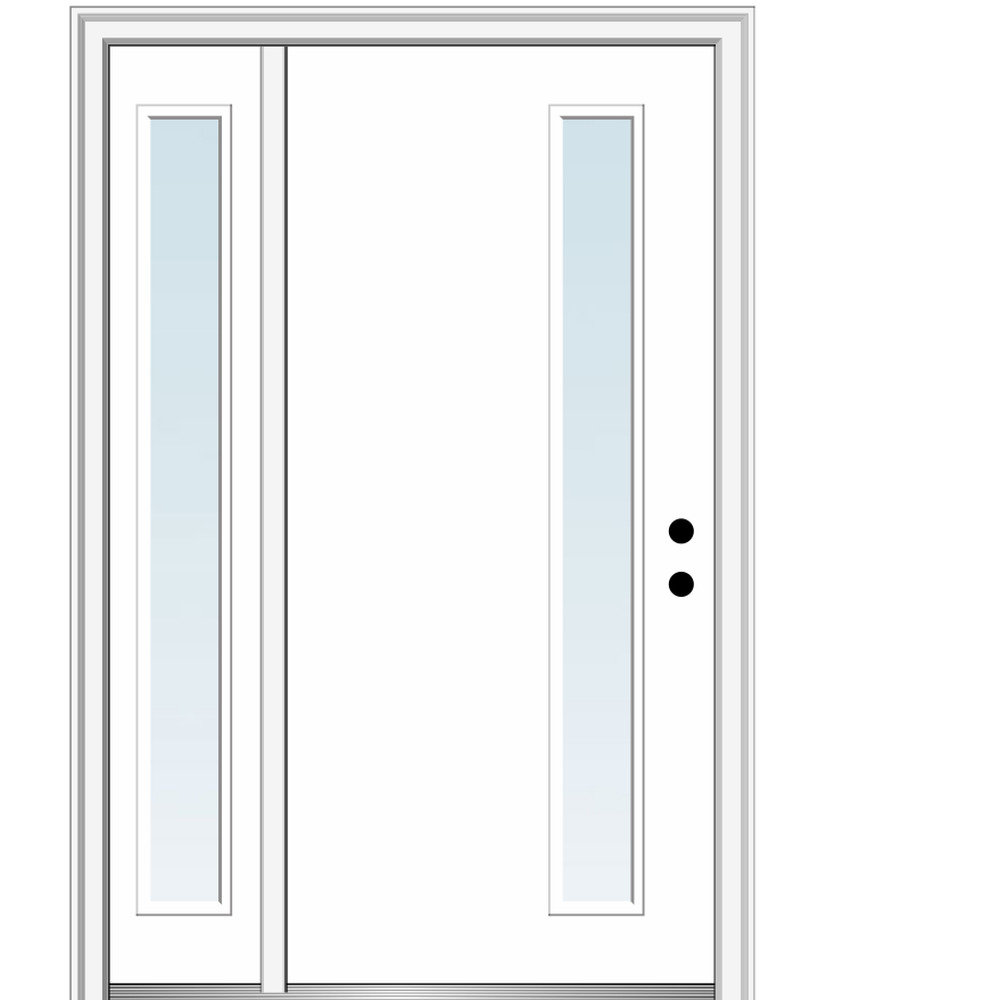 Verona Home Design Spotlight 51'' x 81.75'' Glass Fiberglass Front ...