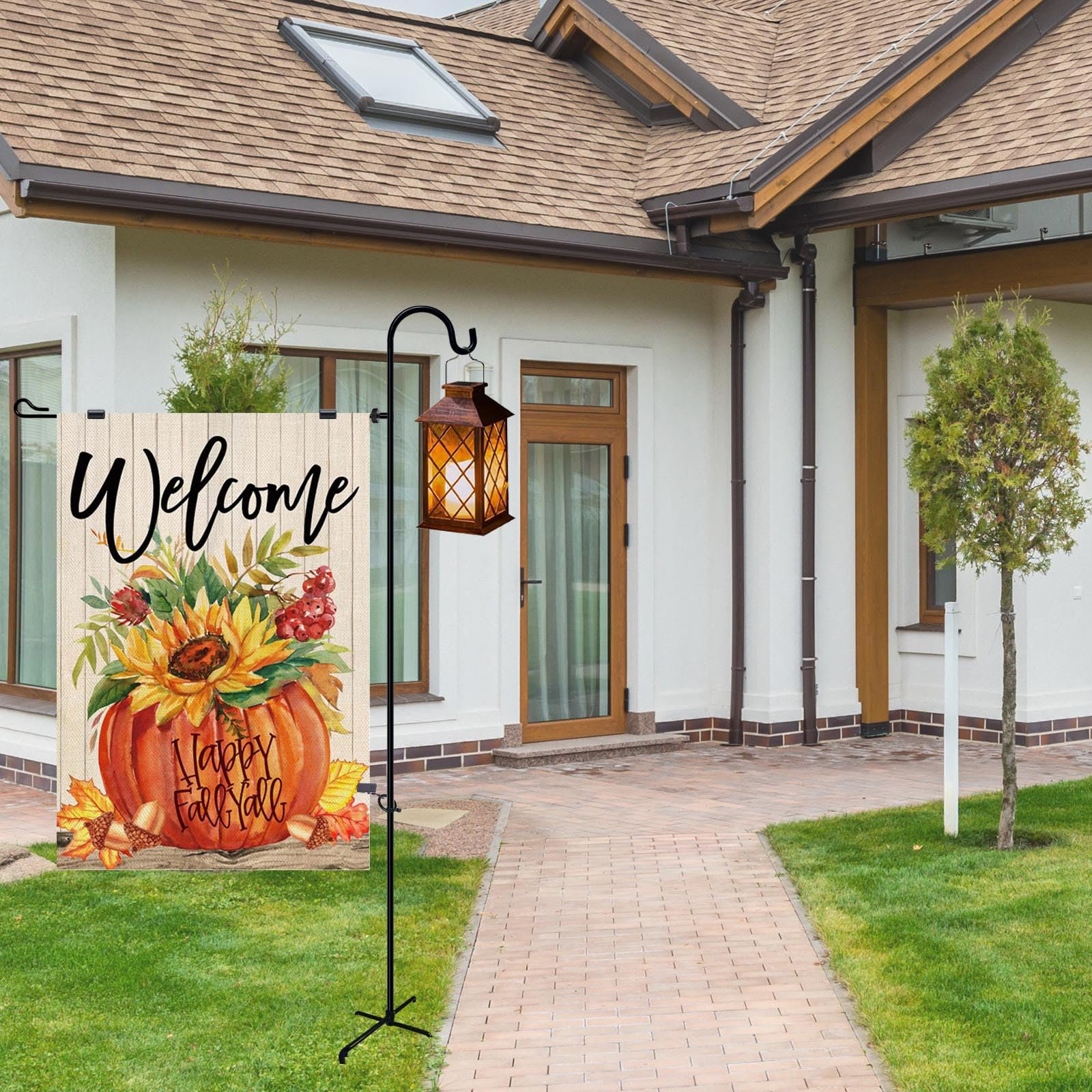 Lark Manor Heavy Duty Garden Flag Holder Stand For 28 X 40 Flags, 62 ...