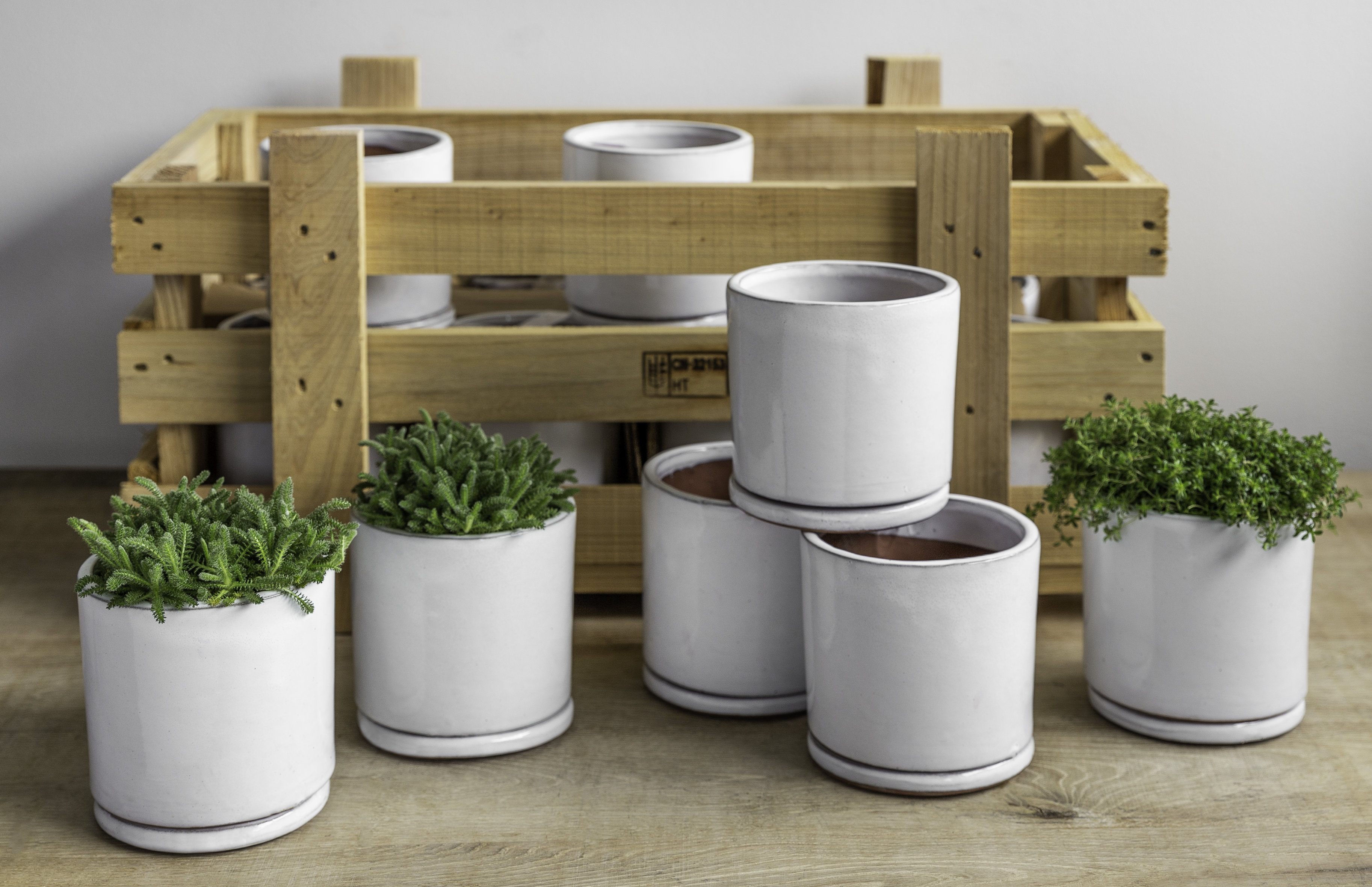 Campania International Small Cylinder 16-Piece Pot Planter Set | Perigold