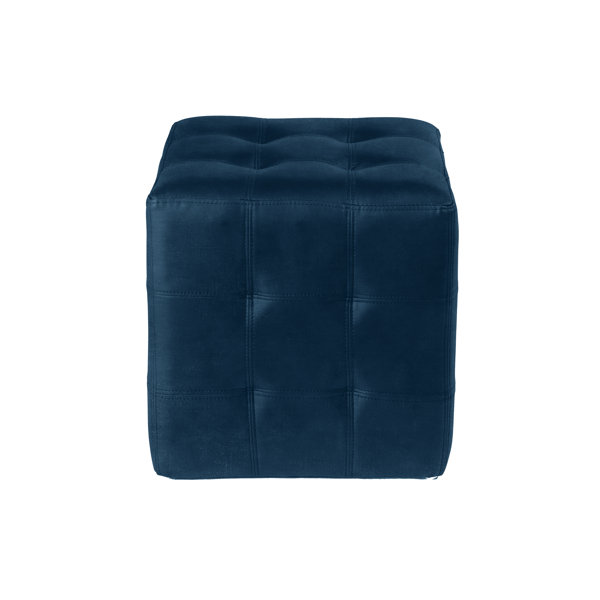 Wade Logan® Repose-pieds capitonné carré de 16,5 po de largeur Anevay ...