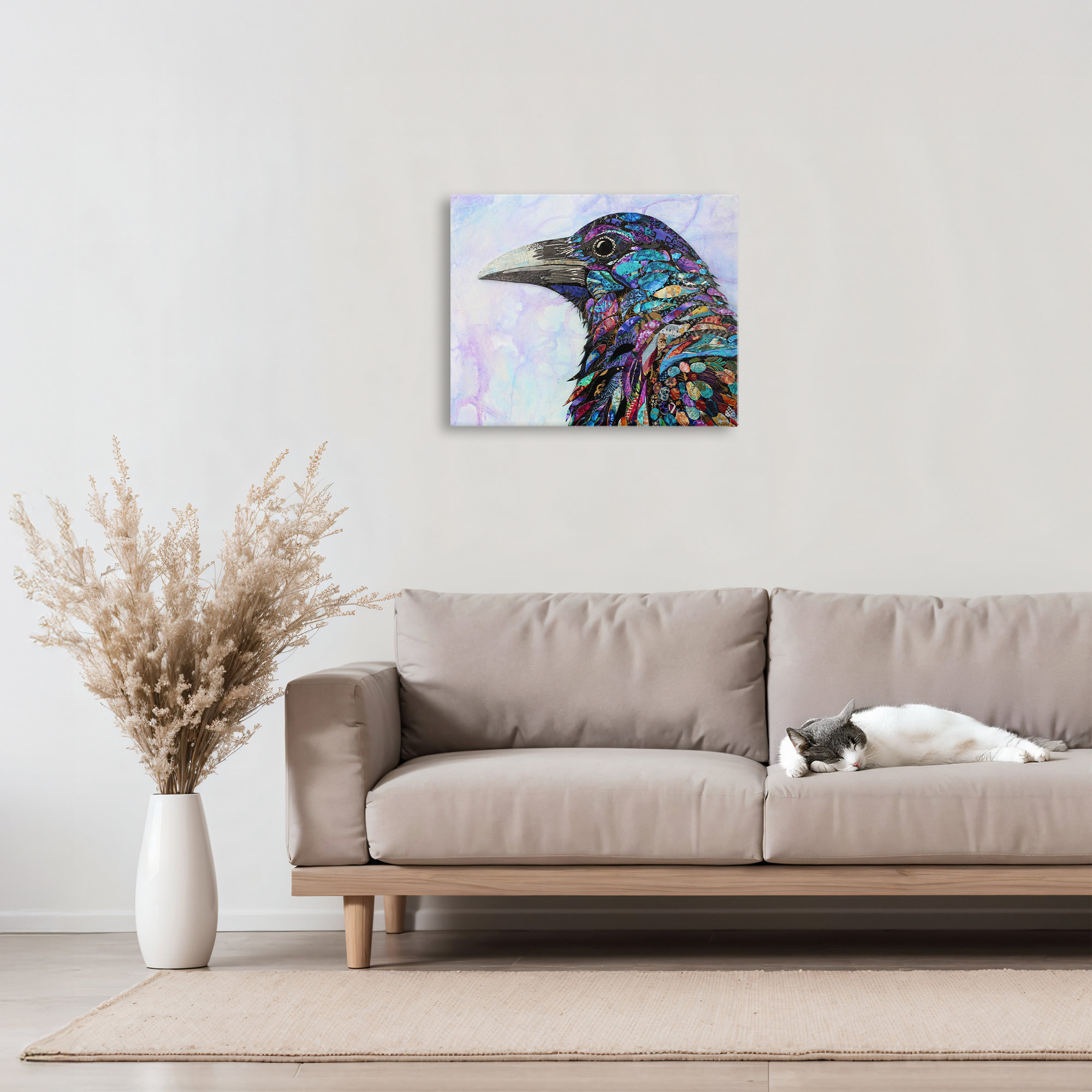 Bay Isle Home™ Stay Curious Crow Canvas, design by Lisa Morales | Wayfair