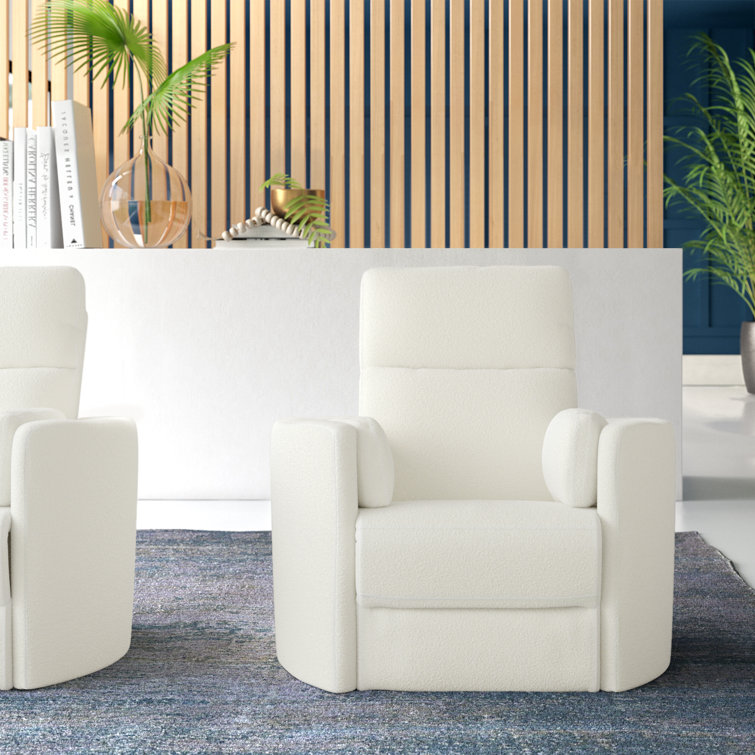 Wade Logan® Carnesha 40" Wide Swivel Standard Recliner & Reviews | Wayfair