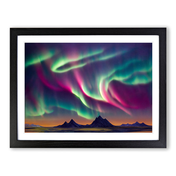 Alpen Home Grand Northern Lights - Single Picture Frame Painting ...