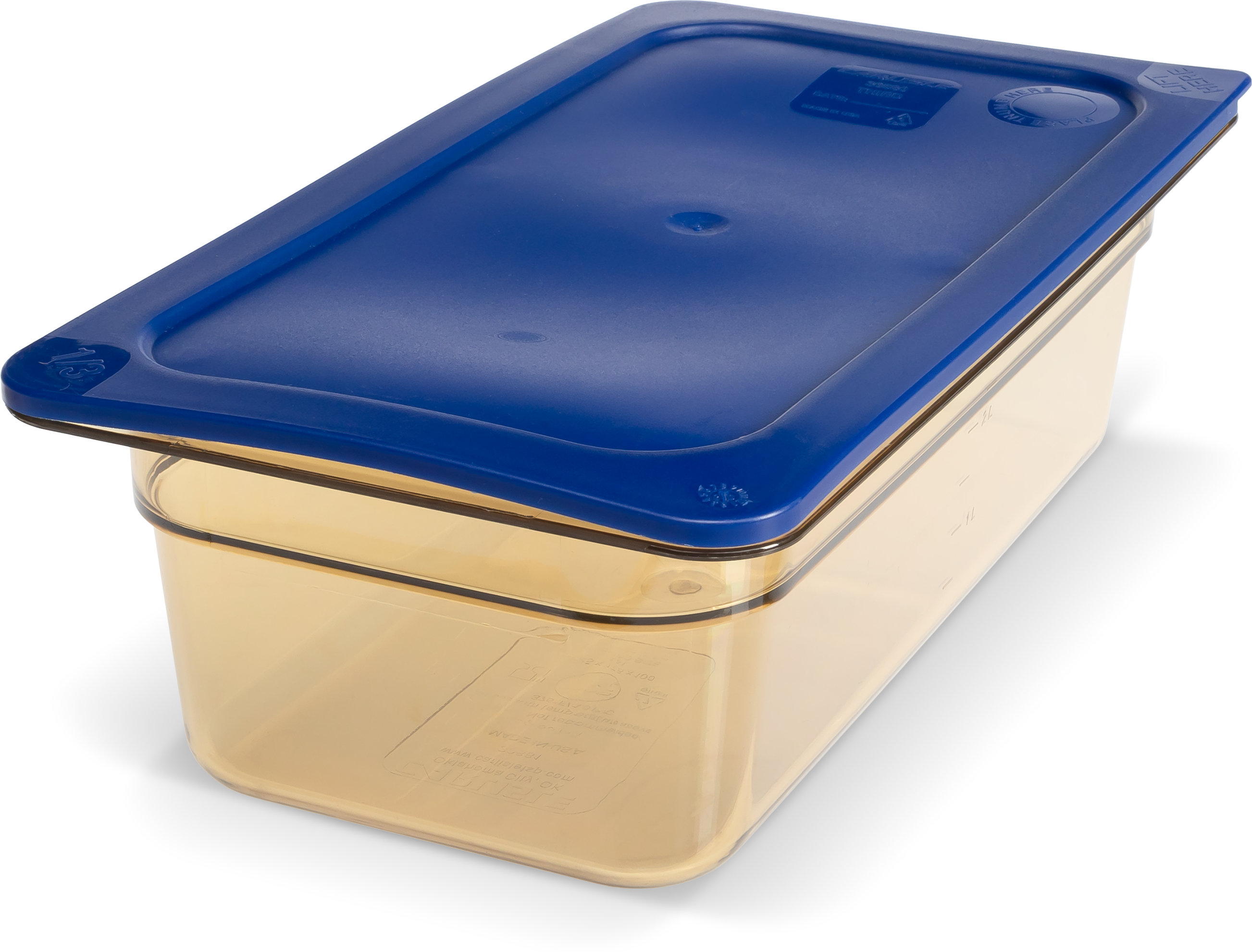 Carlisle Food Service Products Rectangle Plastic Food Storage Container ...