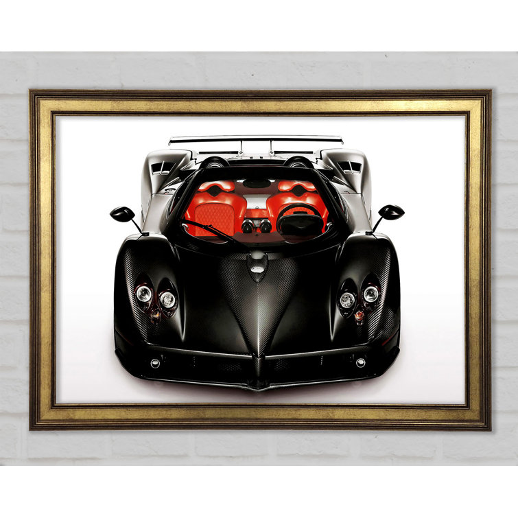 Ebern Designs Zonda Jet Black - Single Picture Frame Art Prints ...