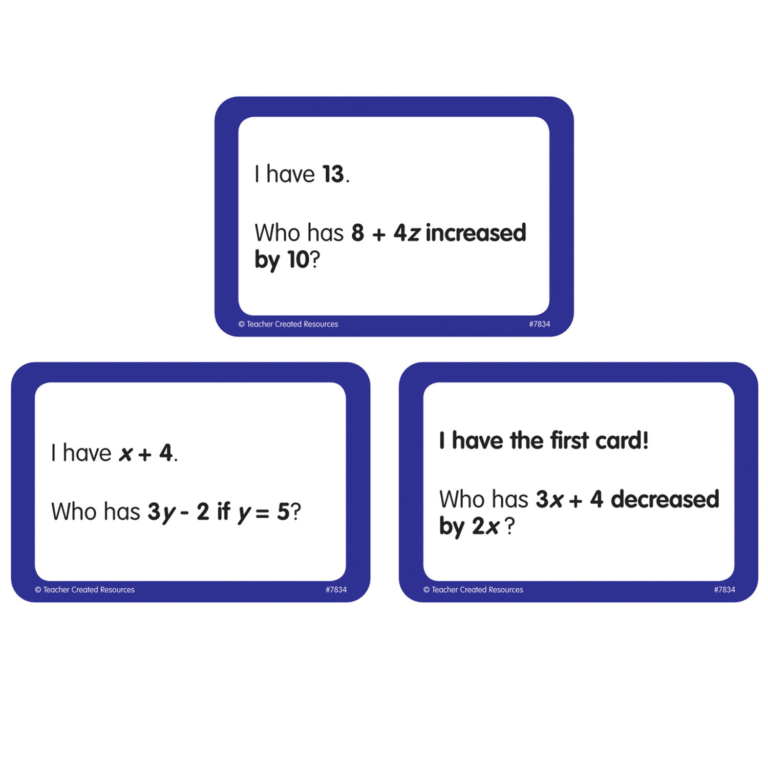 Teacher Created Resources I Have, Who Has Math Game, Grade 5-6 ...
