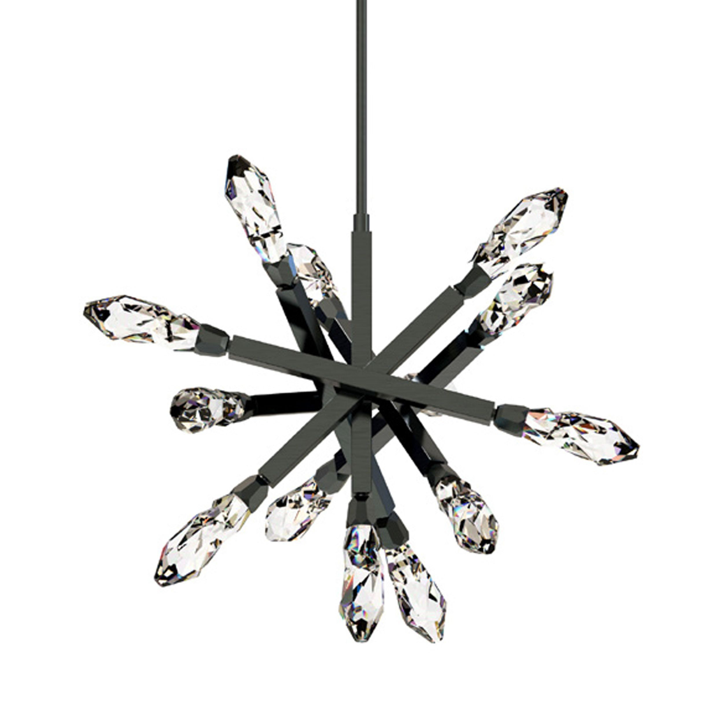 Zeev Angelus 13 - Light Dimmable LED Sputnik Modern Linear Chandelier ...