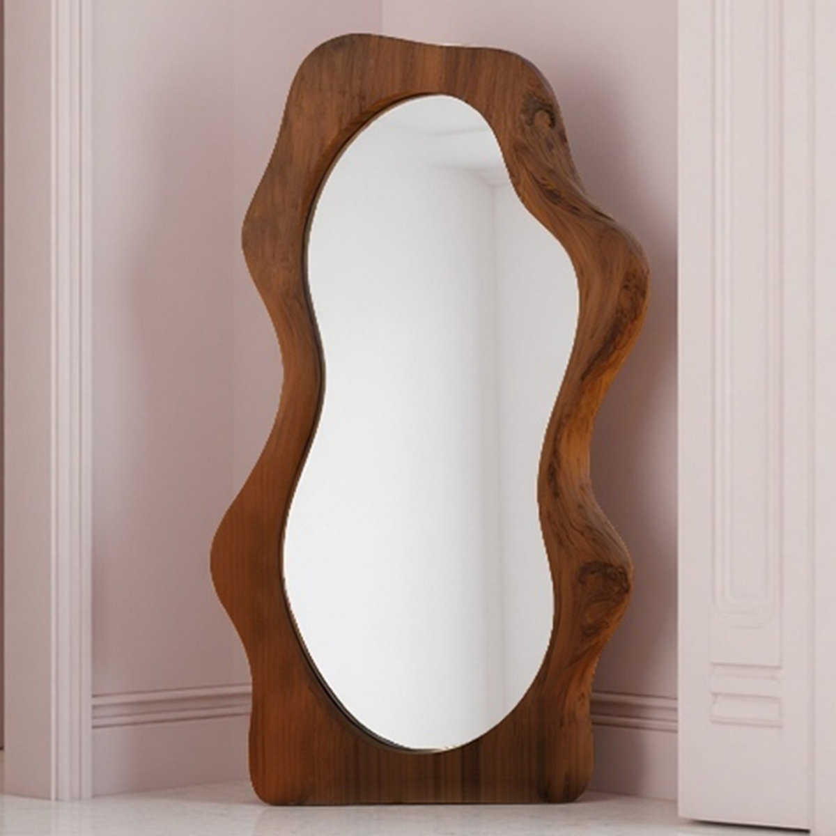 daxi French-Style Minimalist Irregular Frame Mirror | Wayfair