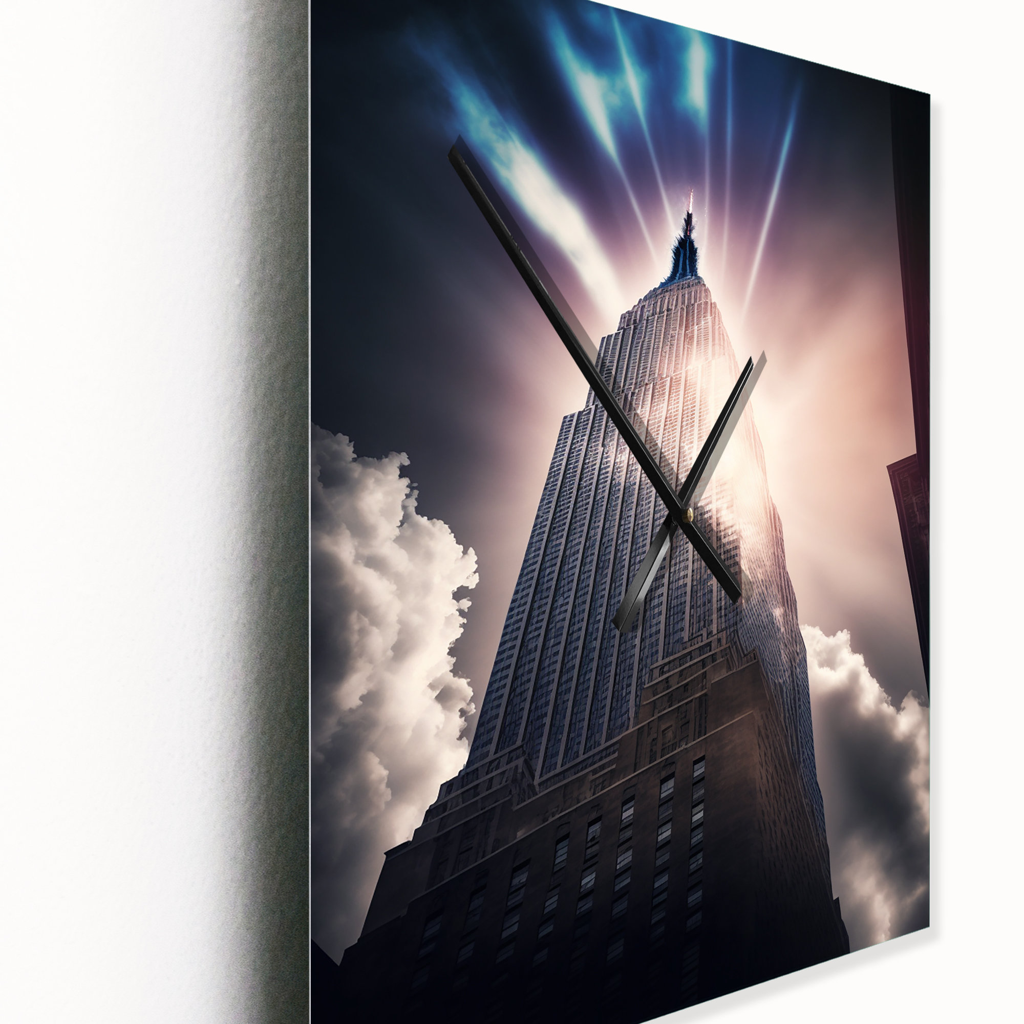 East Urban Home Empire State Building Tilt Shift In The Night Lights ...