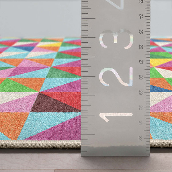 Well Woven Crayola Modern Tile Geometric Bright Multi Color Area Rug ...