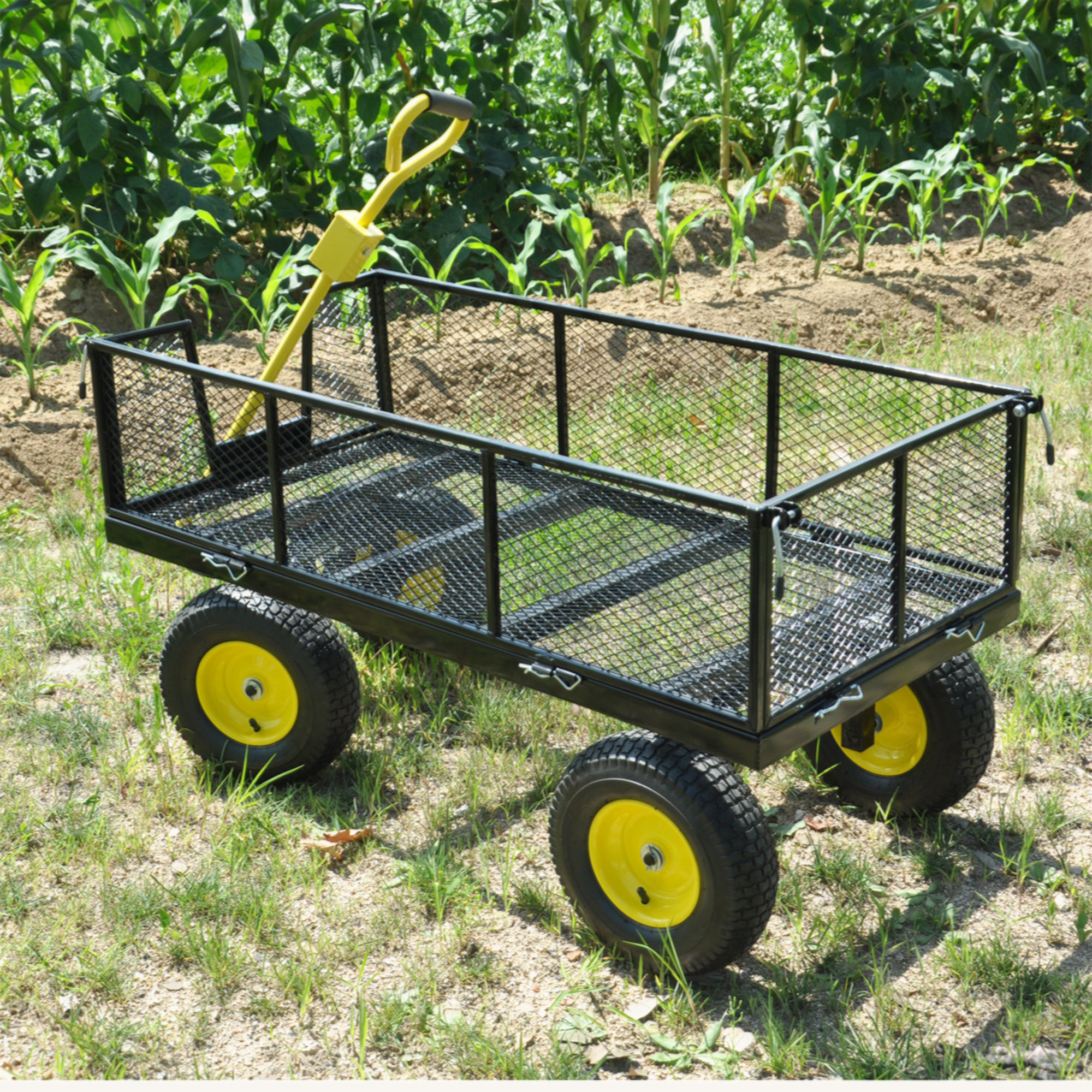 Tech Cube BIG Wagon Cart Garden Cart Trucks Make It Easier To Transport ...