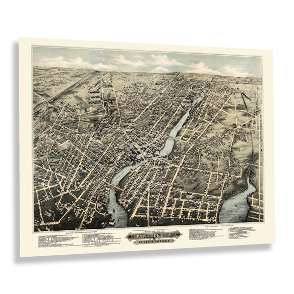 Williston Forge " 1877 Pawtucket & Central Falls Rhode Island Map ...