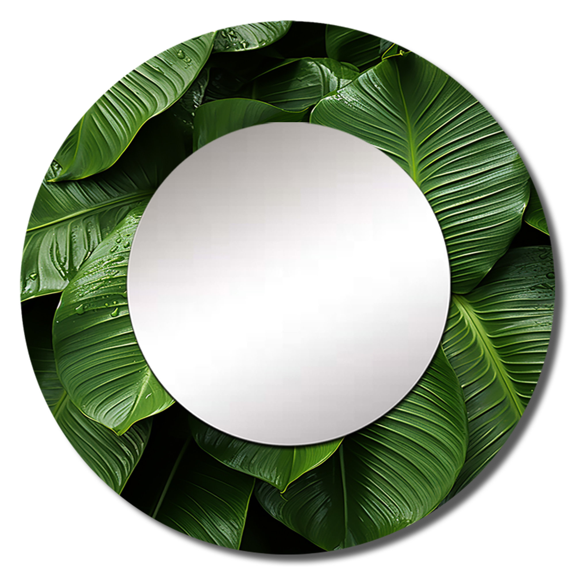 East Urban Home Saavin Emerald Exotic Embrace Palmscape - Palm Trees ...