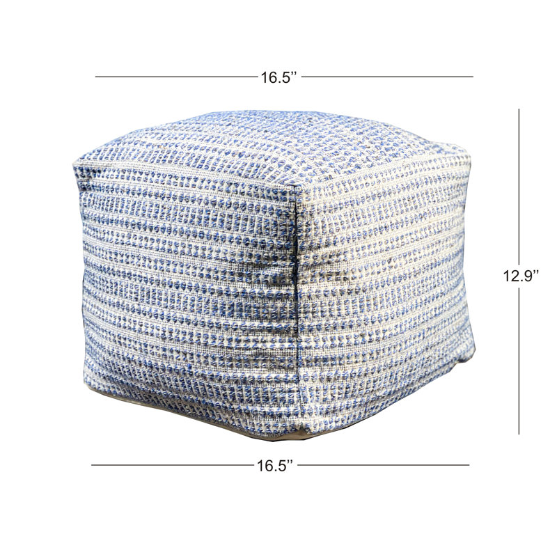 Dakota Fields Felda Unstuffed Pouf Cover | Wayfair