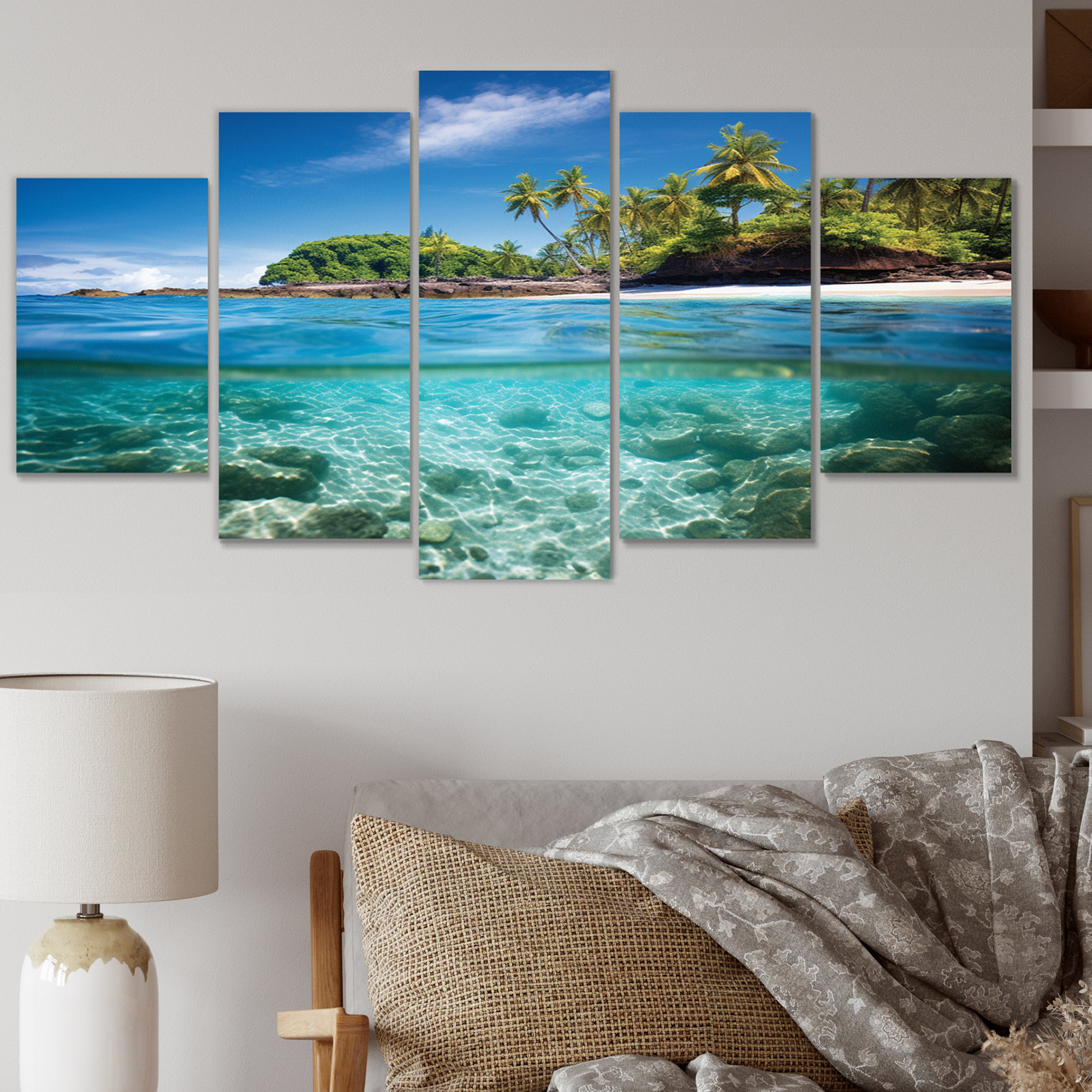 Dovecove Scenic Island Paradise II - Nautical & Beach Wall Decor - 5 ...