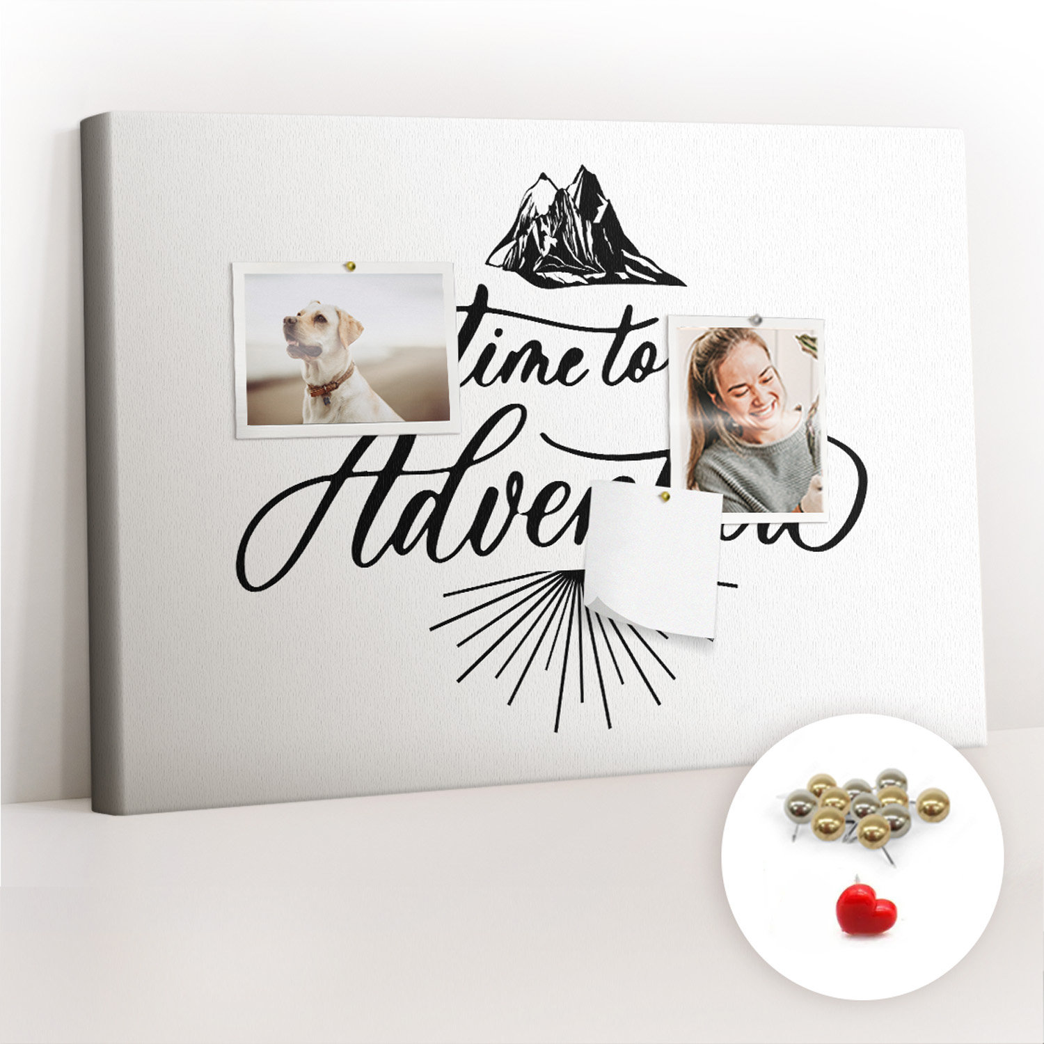 East Urban Home Magaline Cork Cork Board | Wayfair.co.uk