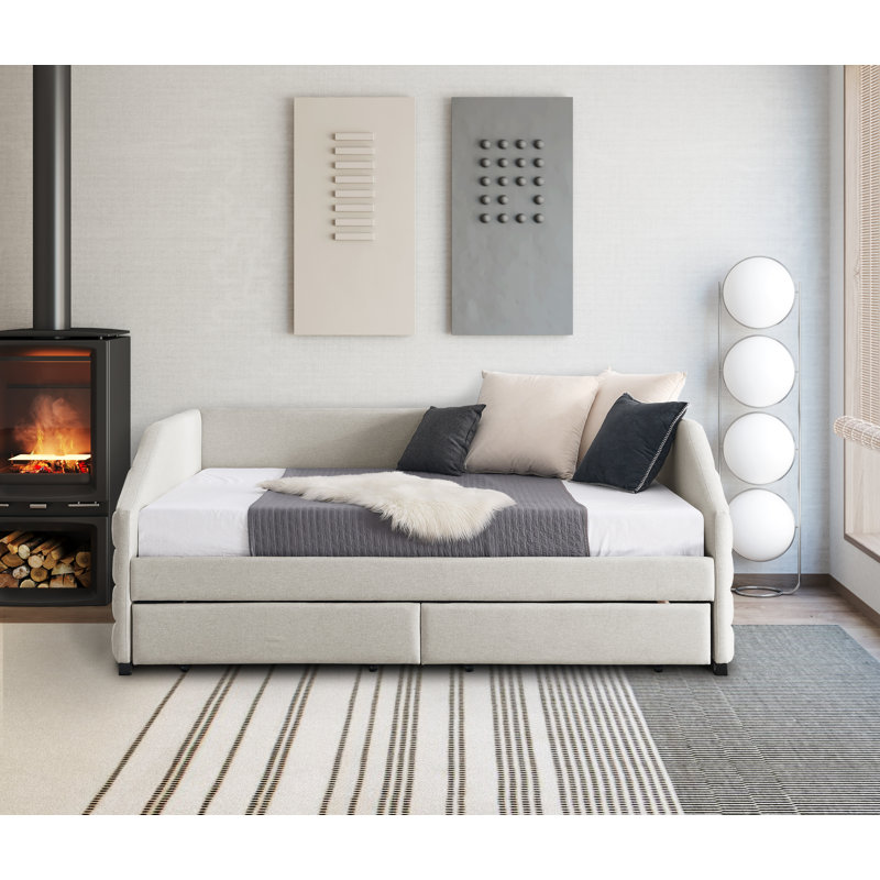 Hokku Designs Ditya Upholstered Daybed | Wayfair