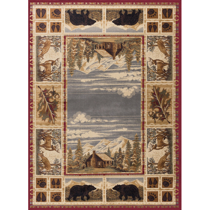 Loon Peak® Badlands Animal Print Rug & Reviews | Wayfair
