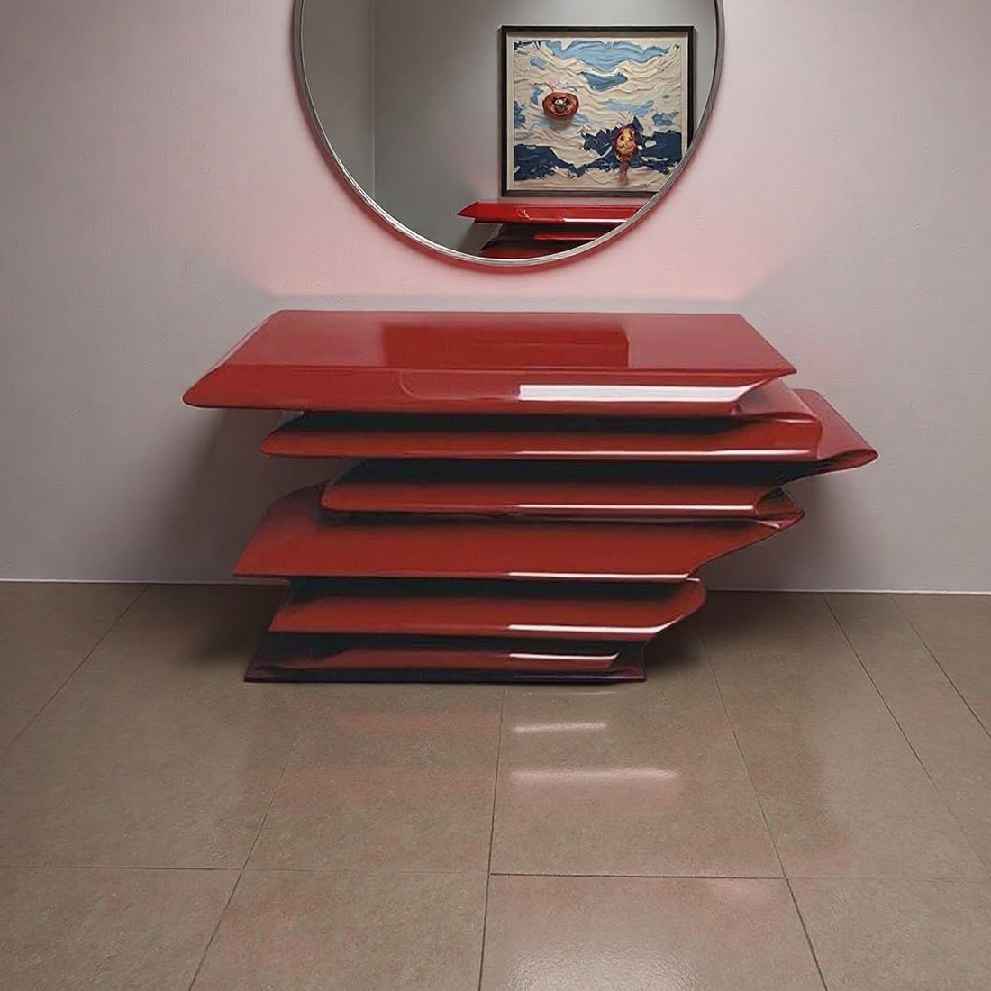 Orren Ellis Modern creative multi-functional entrance table | Wayfair
