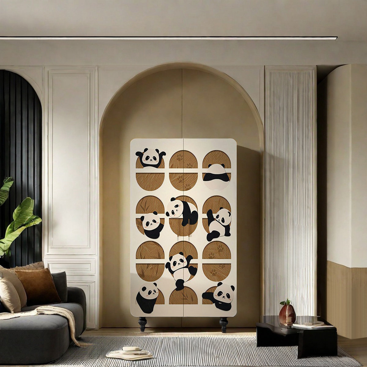 Liu's ink furniture French cream style wardrobe | Wayfair