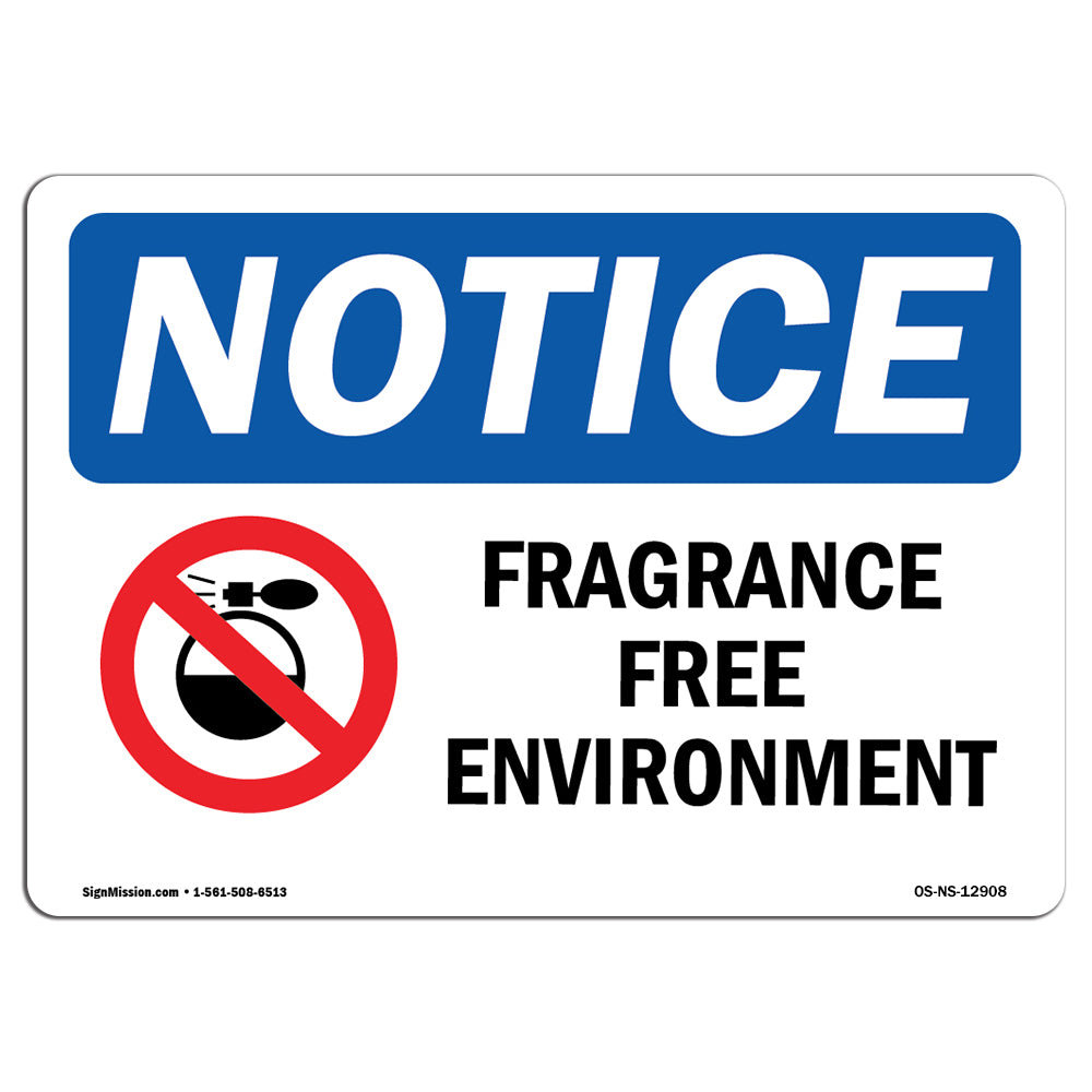 SignMission Fragrance Free Environment Sign | Wayfair