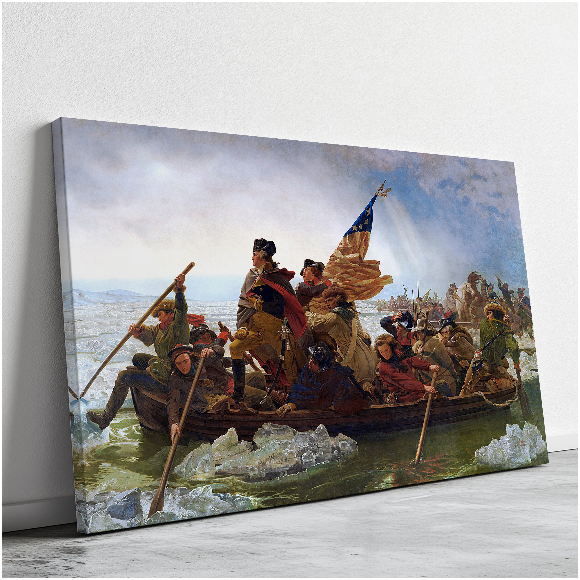 Alcott Hill® Washington Crossing the Delaware by Emanuel Leutze Size ...