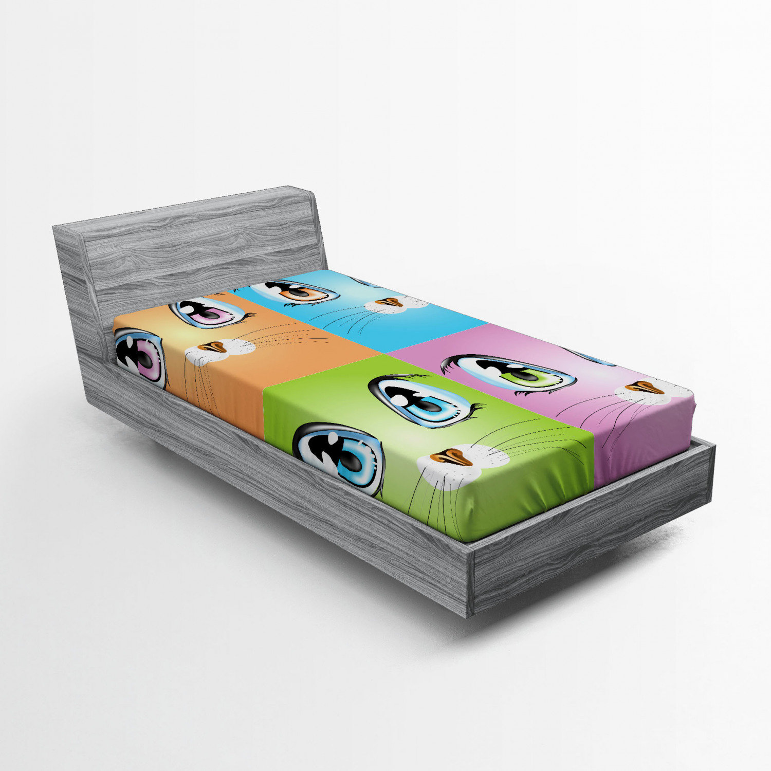 Ambesonne Cartoon Fitted Sheet | Wayfair