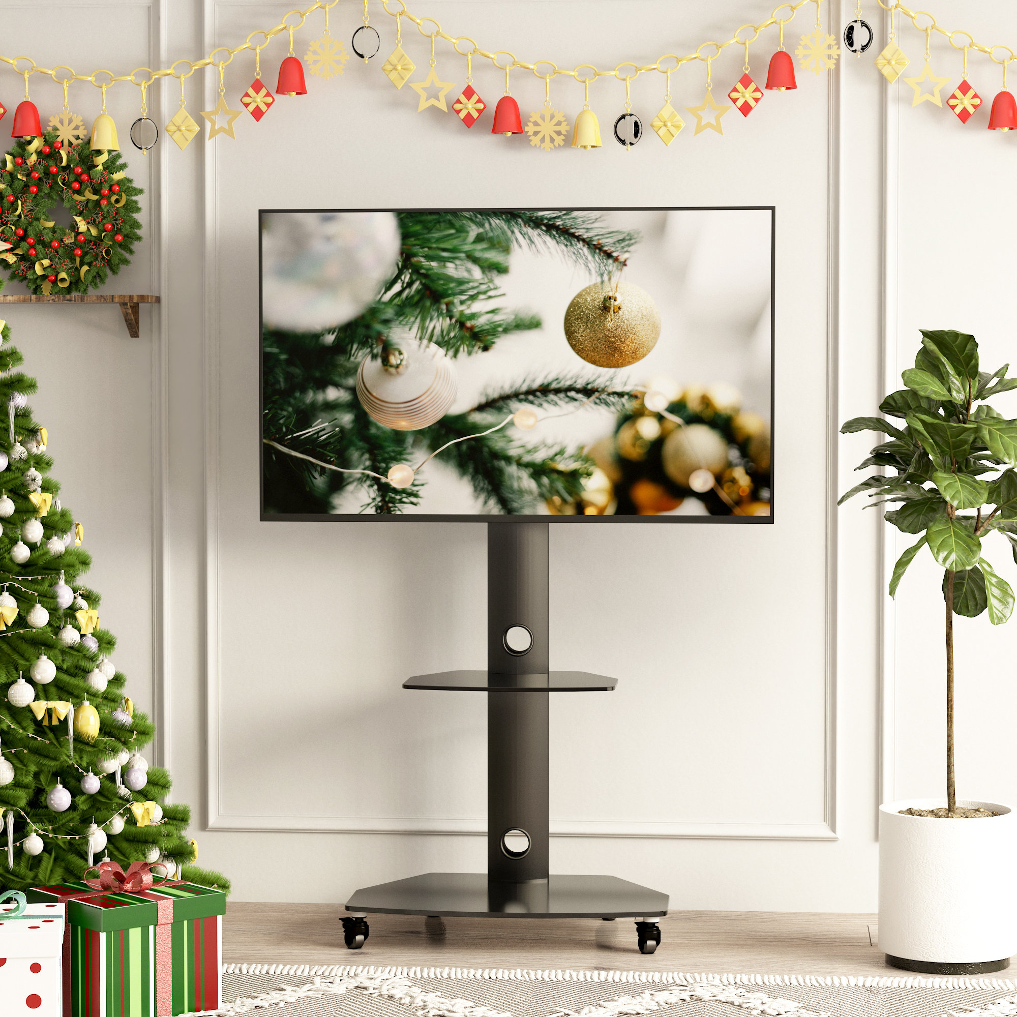 Symple Stuff Dow TV Stand for TVs up to 55" & Reviews - Wayfair Canada