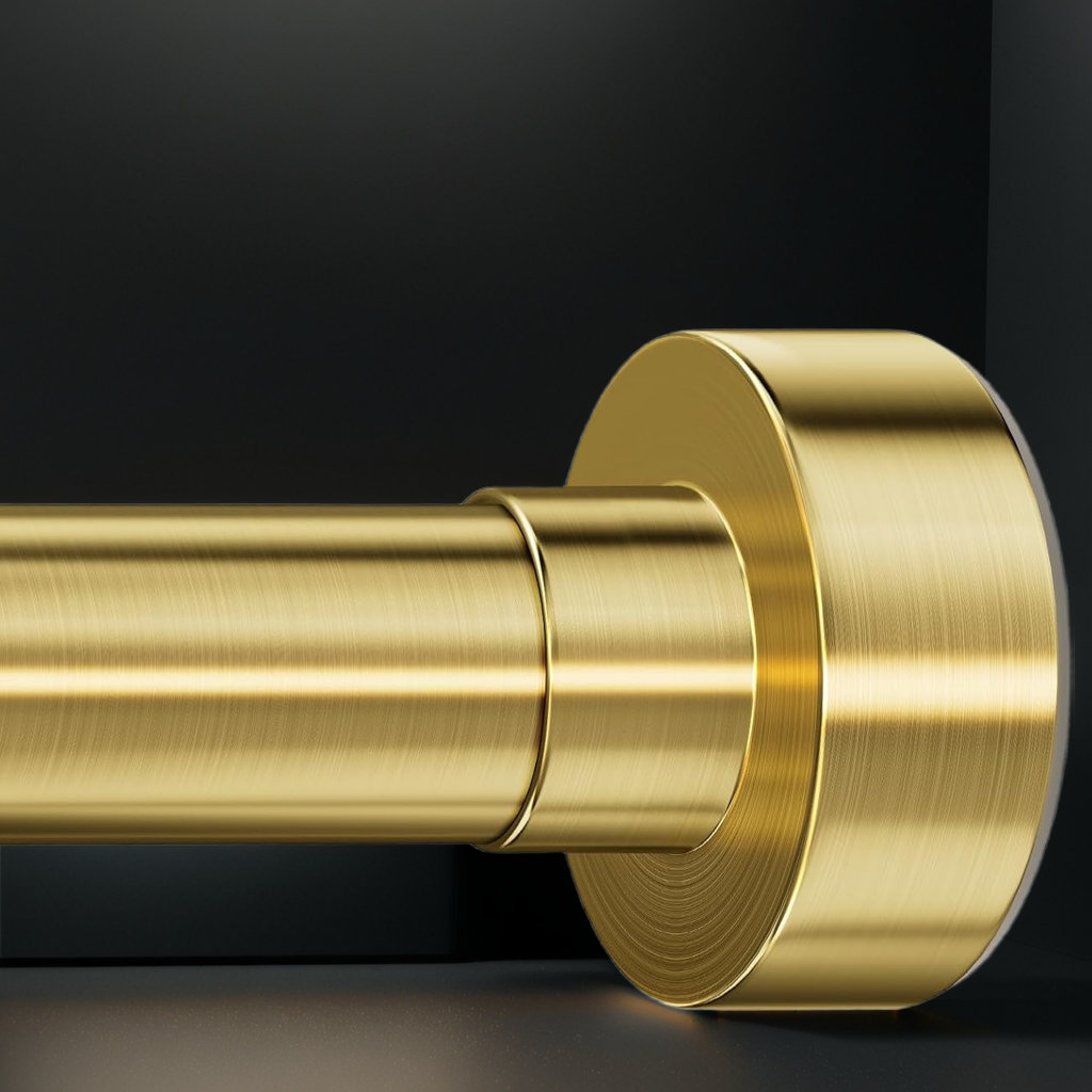 JJbaok Adjustable Spring Tension Curtain Rod - No Drill Installation ...