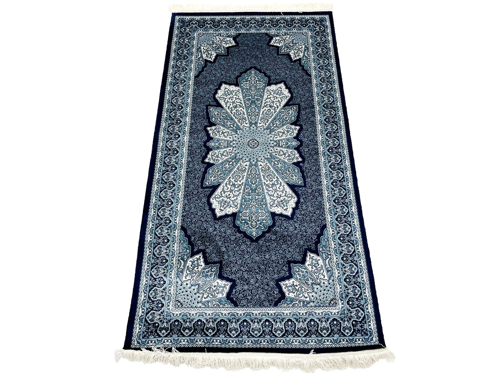 Home and Rugs 3x5 Navy and Ivory Turkish Antep Rug | Wayfair