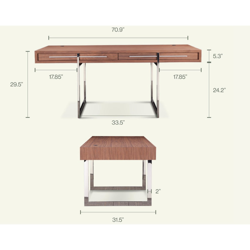 Corrigan Studio® Modern Minimalist Writing Desk | Wayfair