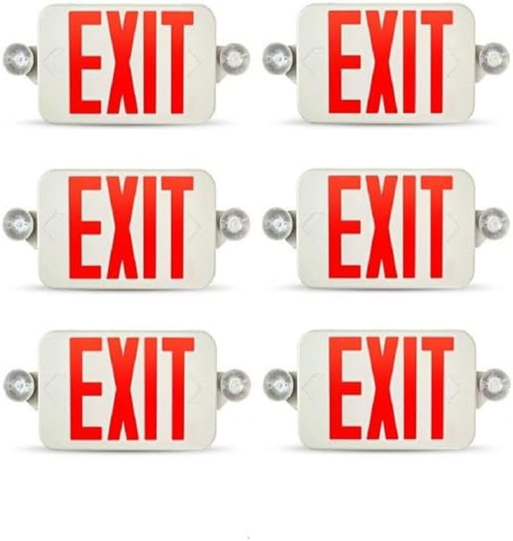 Ciata Lighting Thermoplastic LED Exit Sign - Wayfair Canada