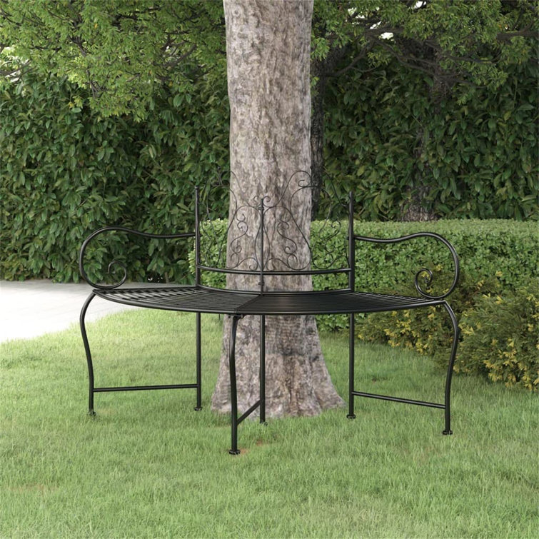 Marlow Home Co. Salpeter Steel Tree Seat | Wayfair.co.uk