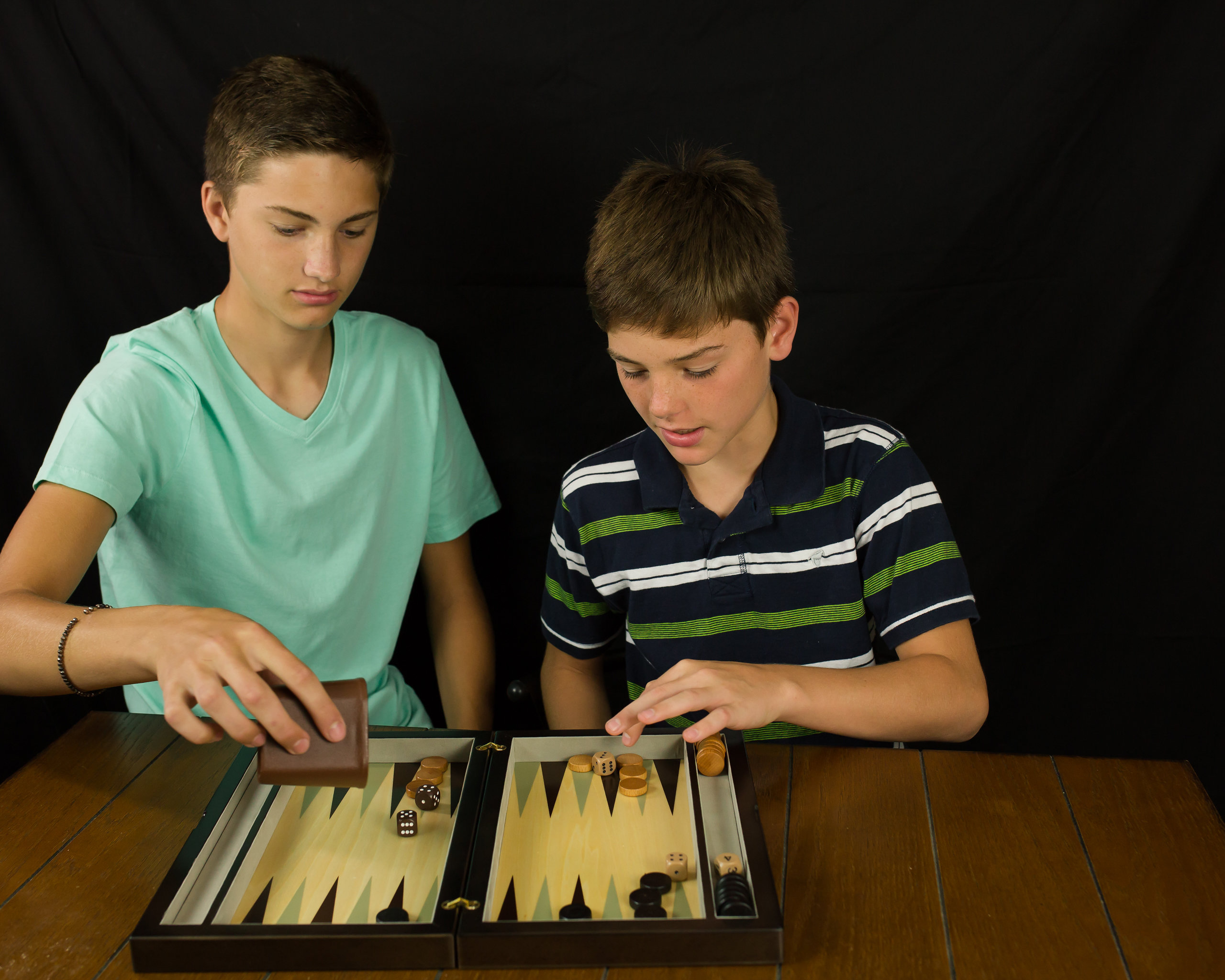 Intex Entertainment Inc Handmade Premier Brown Backgammon Board Game ...