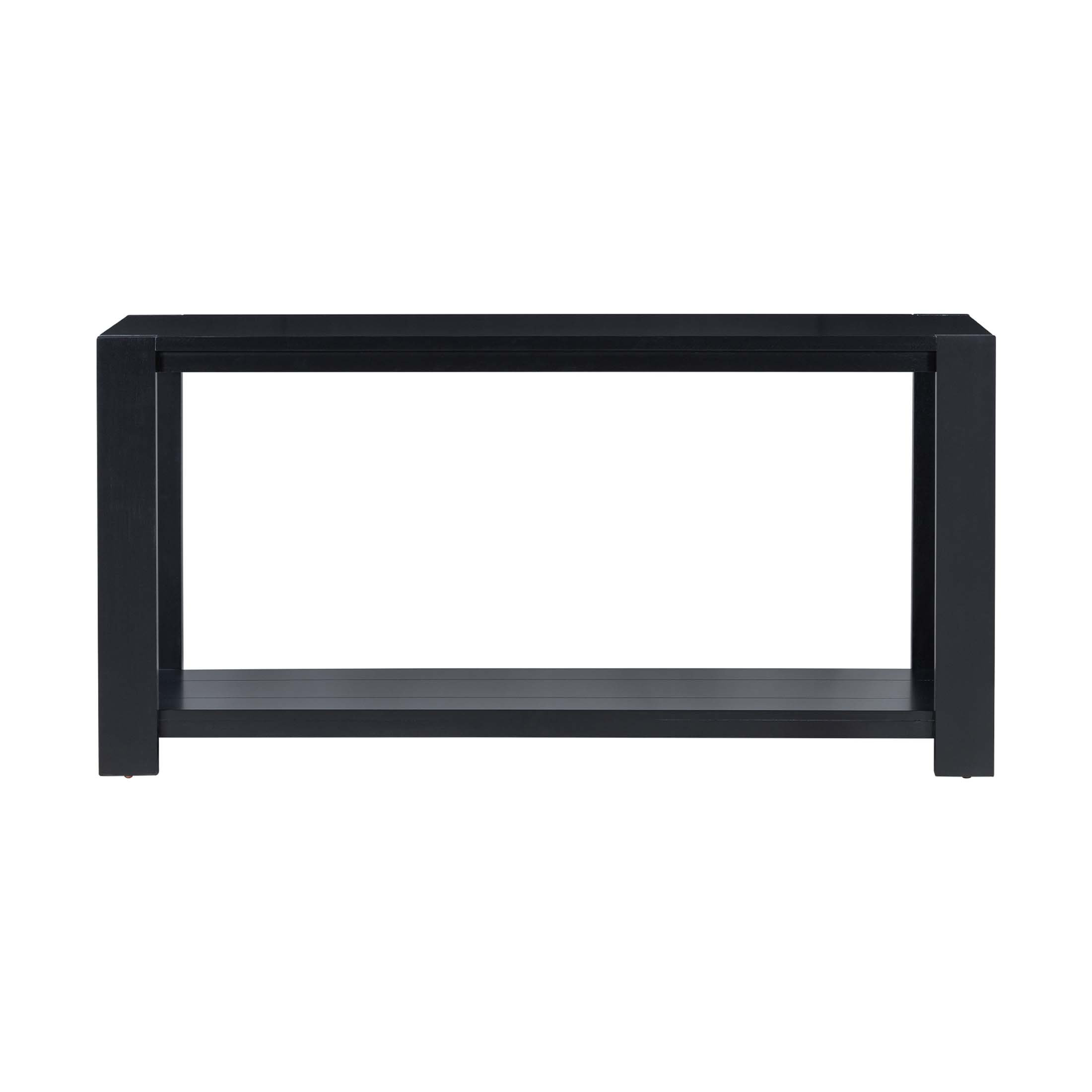 Wrought Studio™ Sleek Minimalist Console Table With Bottom Shelf And ...