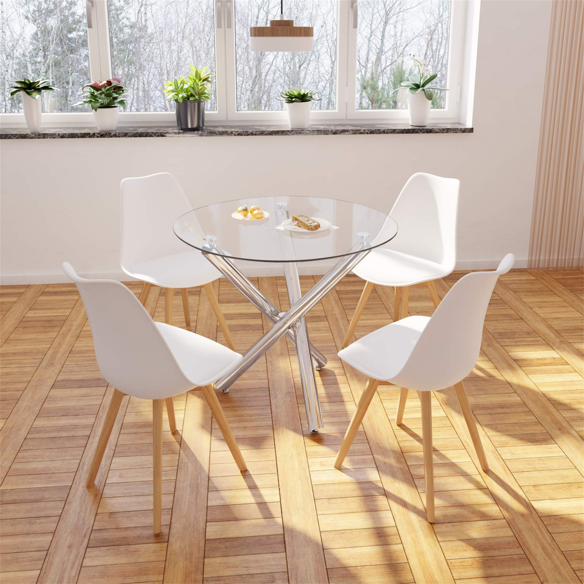 Metro Lane Boley Round 90Cm Dining Table | Wayfair.co.uk