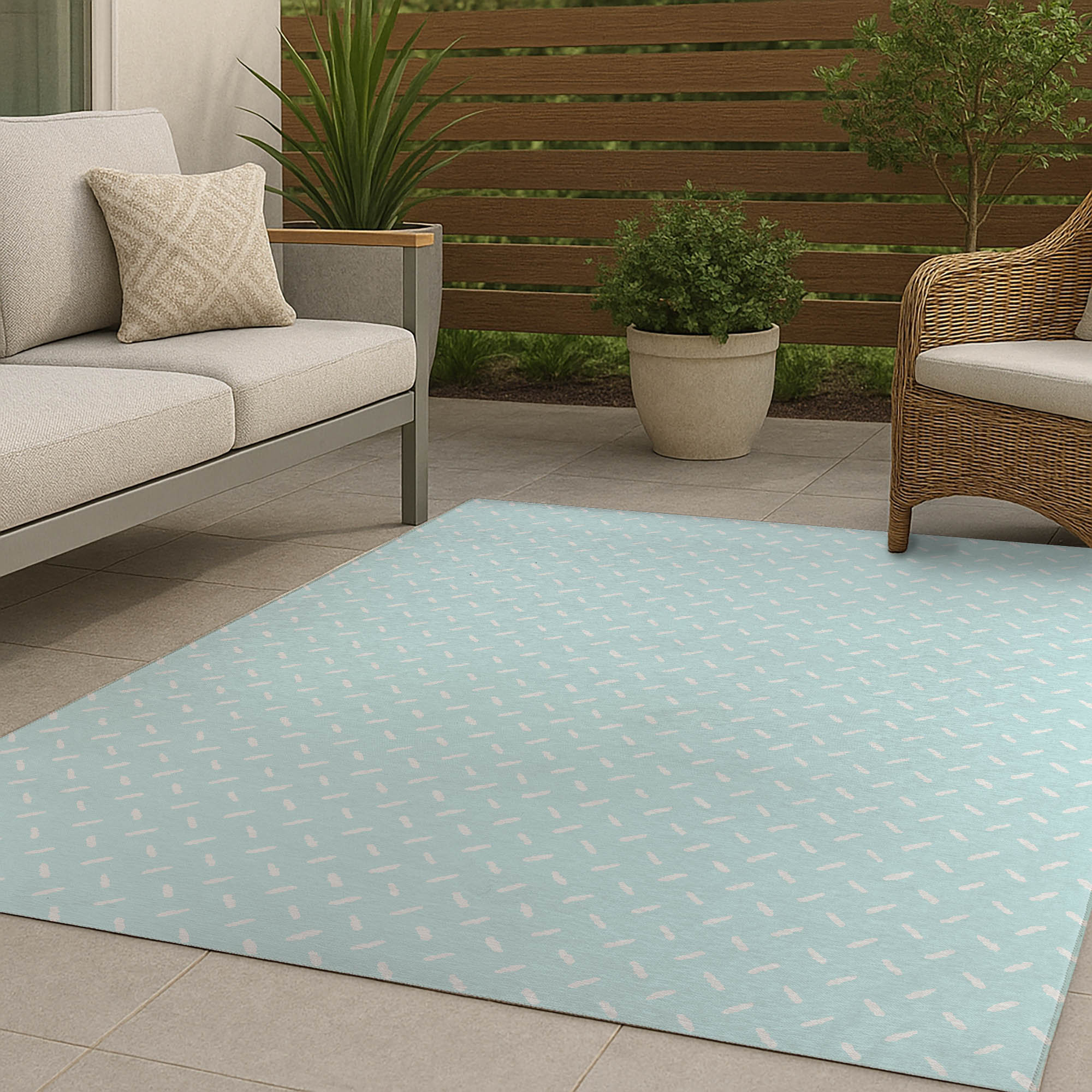 George Oliver Kat Non-Slip Outdoor Rug | Wayfair